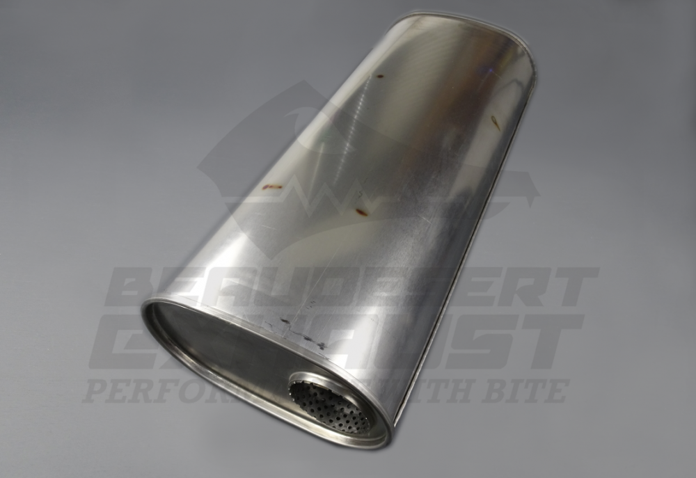 3in 610 x 250 x 150 Oval Perforated Straight Through Stainless Steel ...